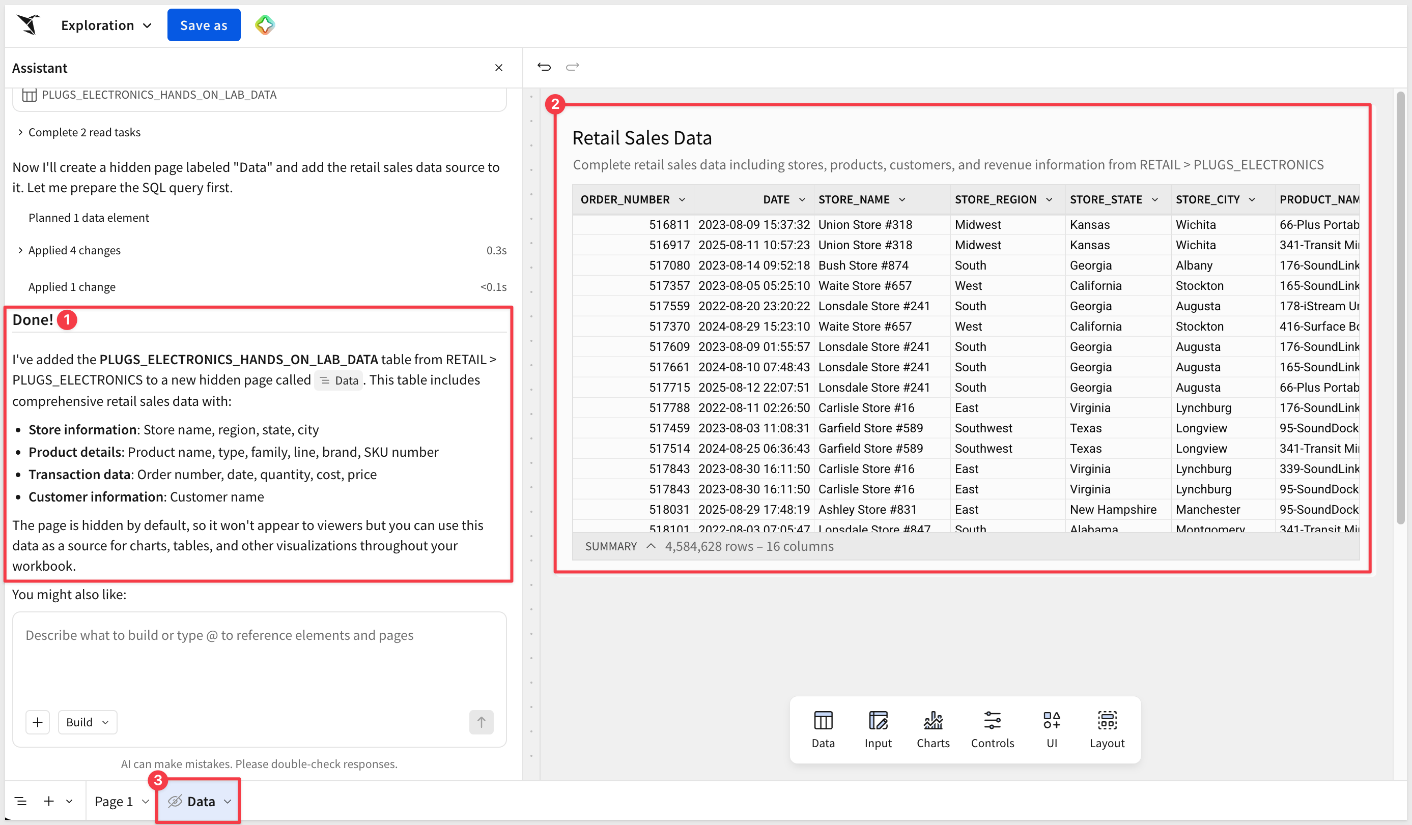 Build Dashboards and Apps with Sigma Assistant